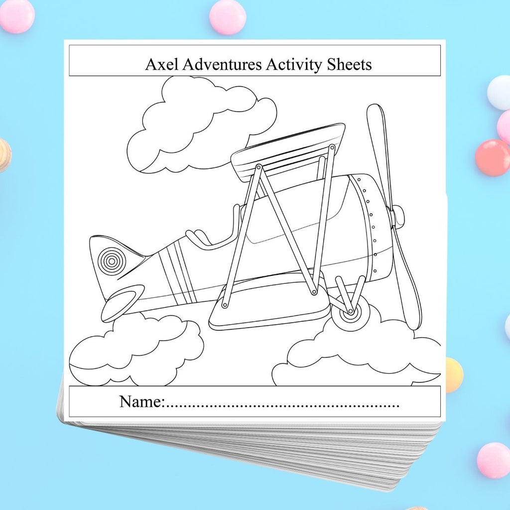 TRANSPORT MANIA! Free colouring in! – Axel Adventures USA